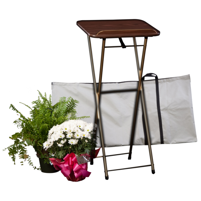 PORTABLE REGISTER STAND w/CARRYING CASE