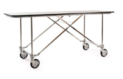 FOLDING TABLE No.34 w/BASE + GREY TOP - Equipment - Clinical Care