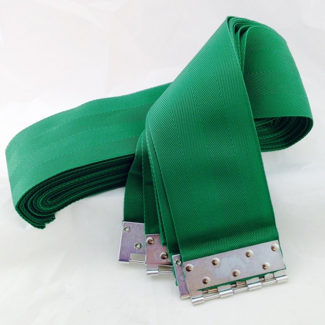 STRAPS,PR. 25'GREEN POLY,f/10'GRAVE - Lowering Device - Cemetery